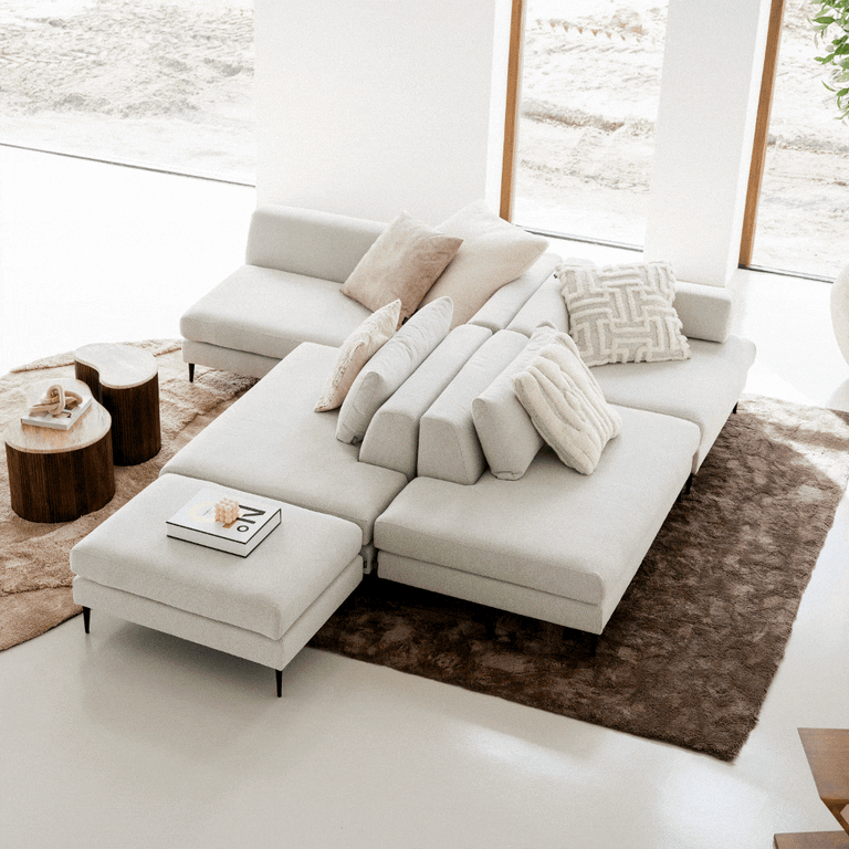 Stel zelf jouw modulaire bank samen – 4x6 sofa